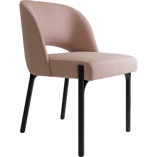 Chaise Libra 298.03 (cadre acier) de Tonon
