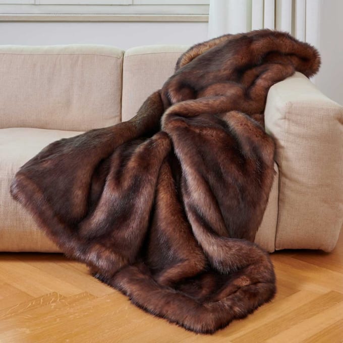 Webpelz Plaid Fuchs (Braun) von Carma