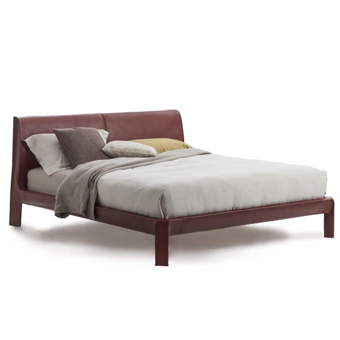 Lit Cab Night (tête de lit fixe) de Cassina