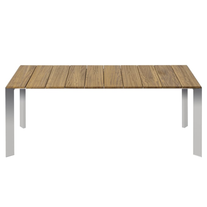 Aluminium extendable outdoor table store