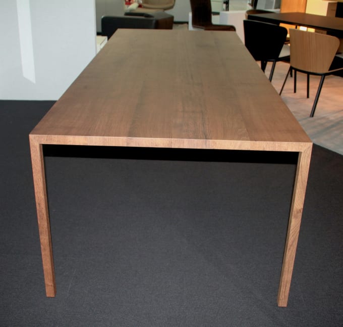 Tense Material Fine Wood Table by MDF Italia