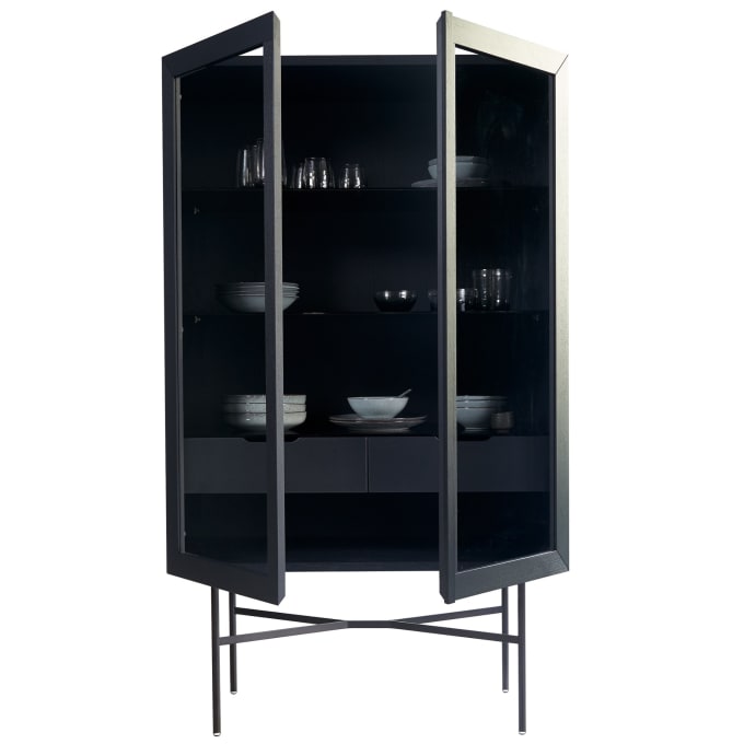 Glass cabinet Harri by more