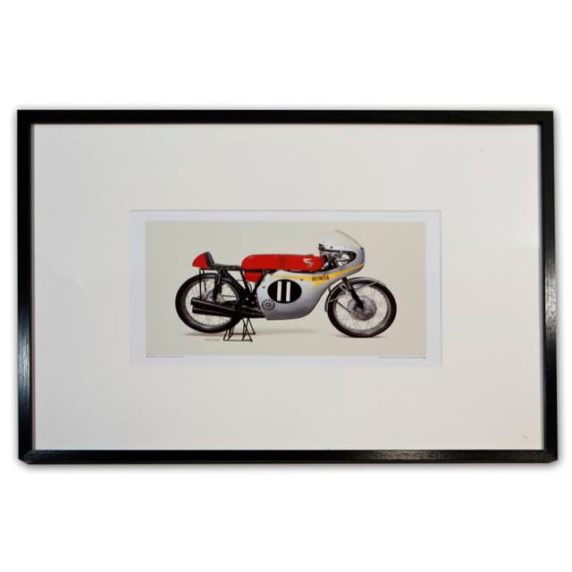 Art print 1964 Honda 2RC146 by Seevert Works