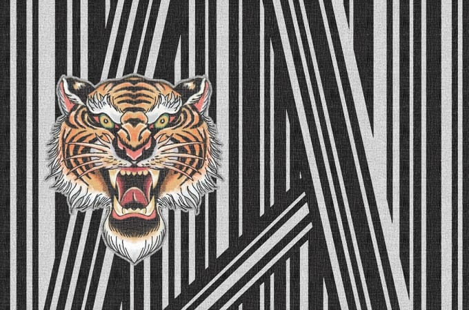 Indoor wallpaper Fade Out Lines by Wall&Deco