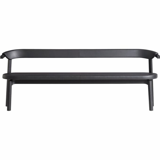 Bench Weda with Backrest by Zoom