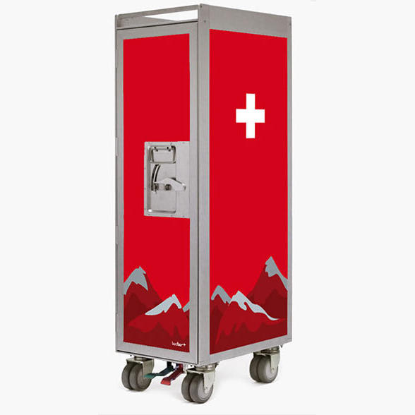 Aircraft trolley Swiss by Bordbar
