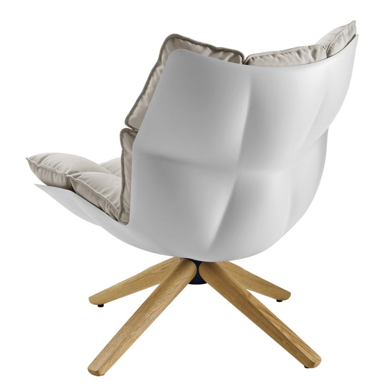 Swivel armchair Husk by B&B Italia