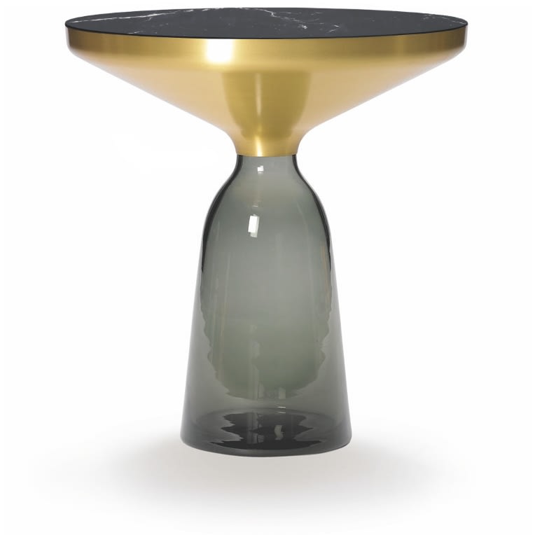Bell side table marble top by Classicon