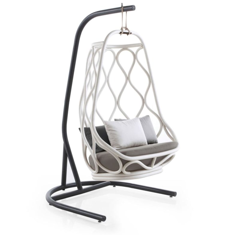 Nautica swinging chair with base by Expormim