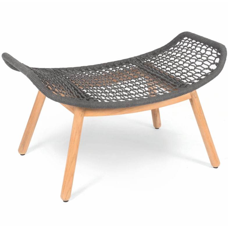 Wing Light Relax Stool Teak by Fischer Möbel