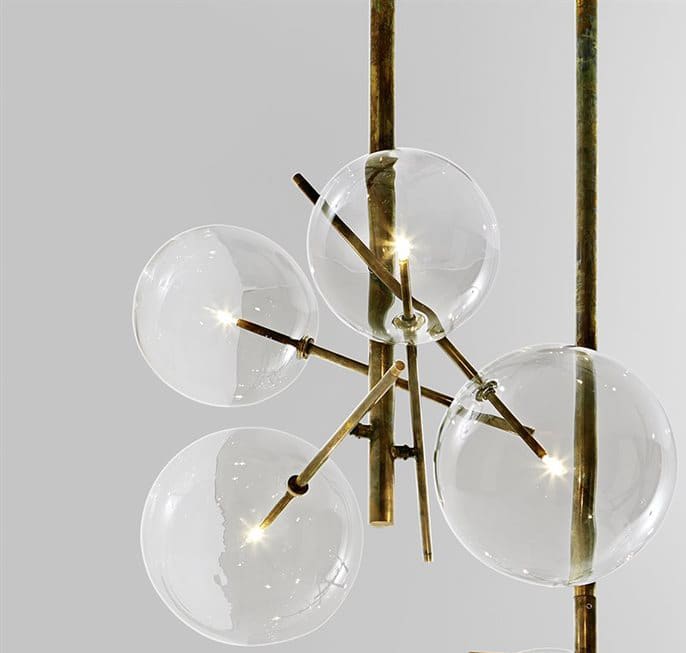 Hanging lamp Bolle by Gallotti&Radice