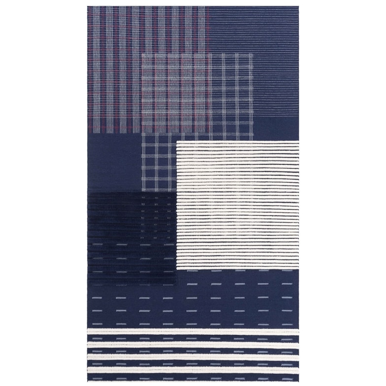 Carpet Lan (Indigo) by GAN Rugs