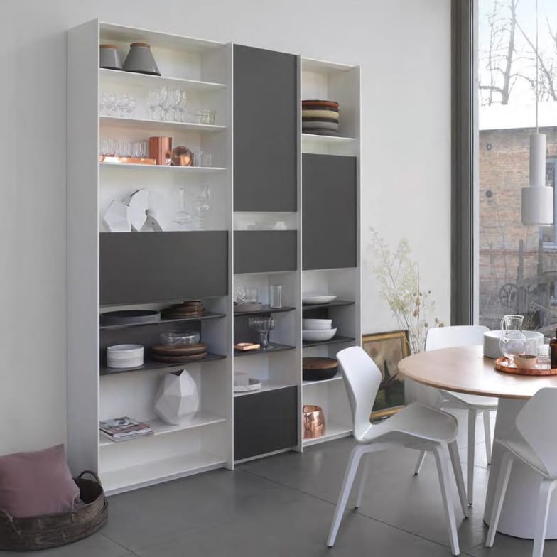 grid shelf system by Interlübke