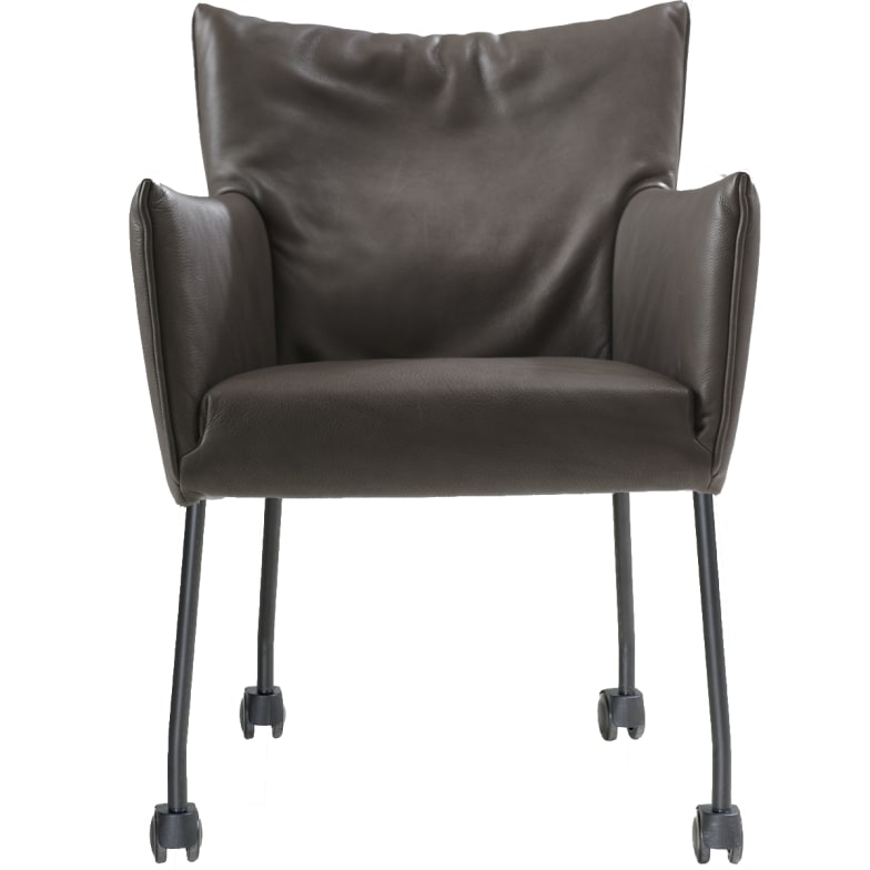 Upholstered Chair Mali with castors by Label