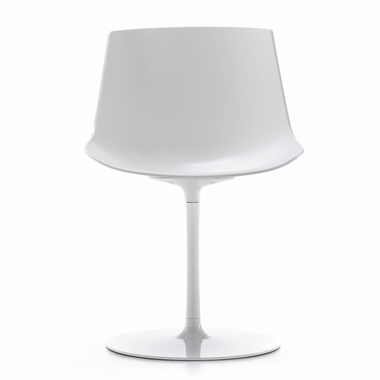 Flow Chair with central leg by MDF Italia