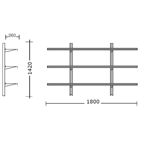 Continua Shelf System by Pallucco