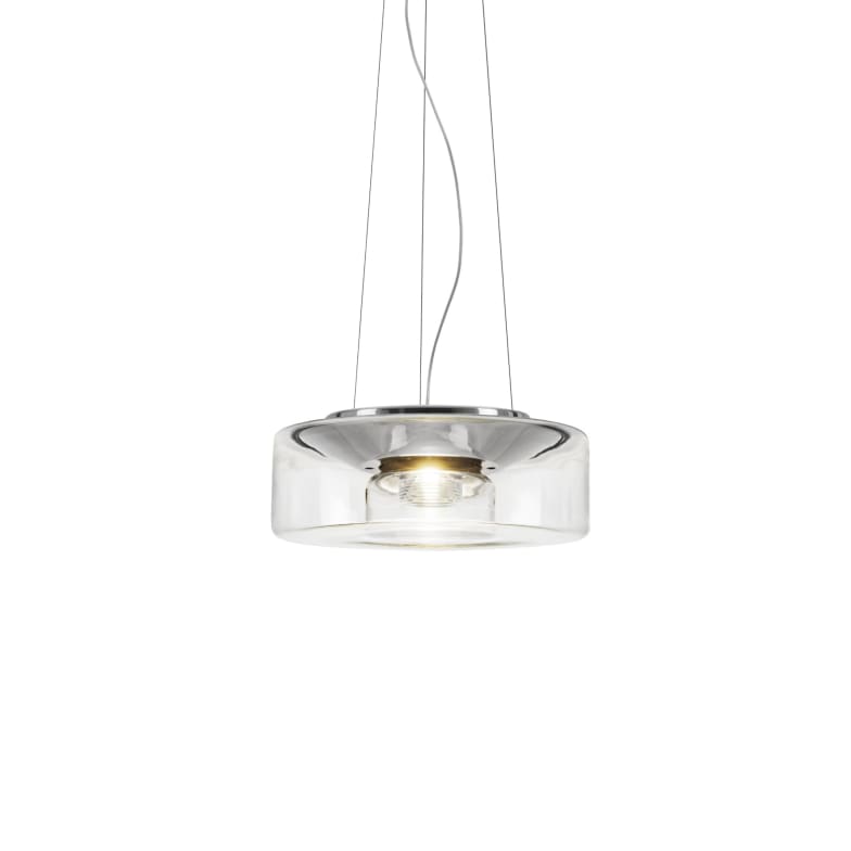LED pendant light Curling Rope (glass) by serien