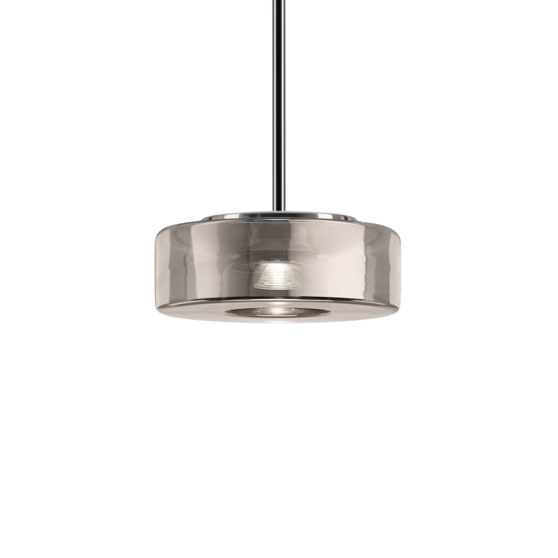 LED pendant light Curling Tuibe (glass new silver) by serien
