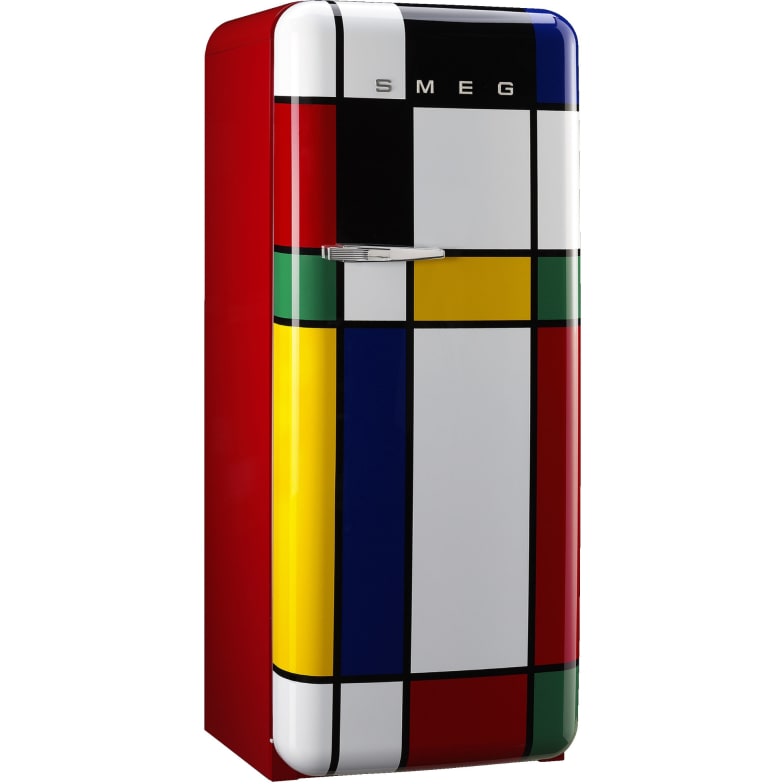Fab28 Multicolour refrigerator by Smeg