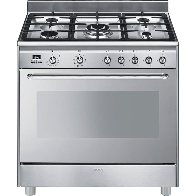 Combined stand stove (gas) SCD90MFX9-1 by Smeg