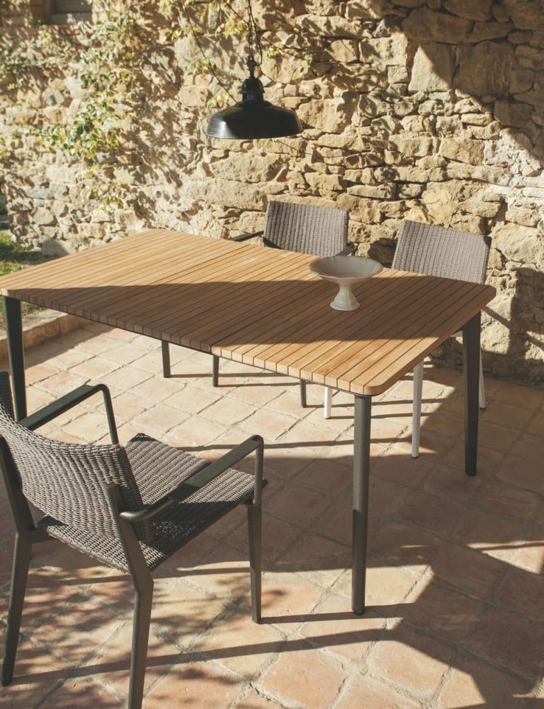 Riba dining table (teak) by Triconfort