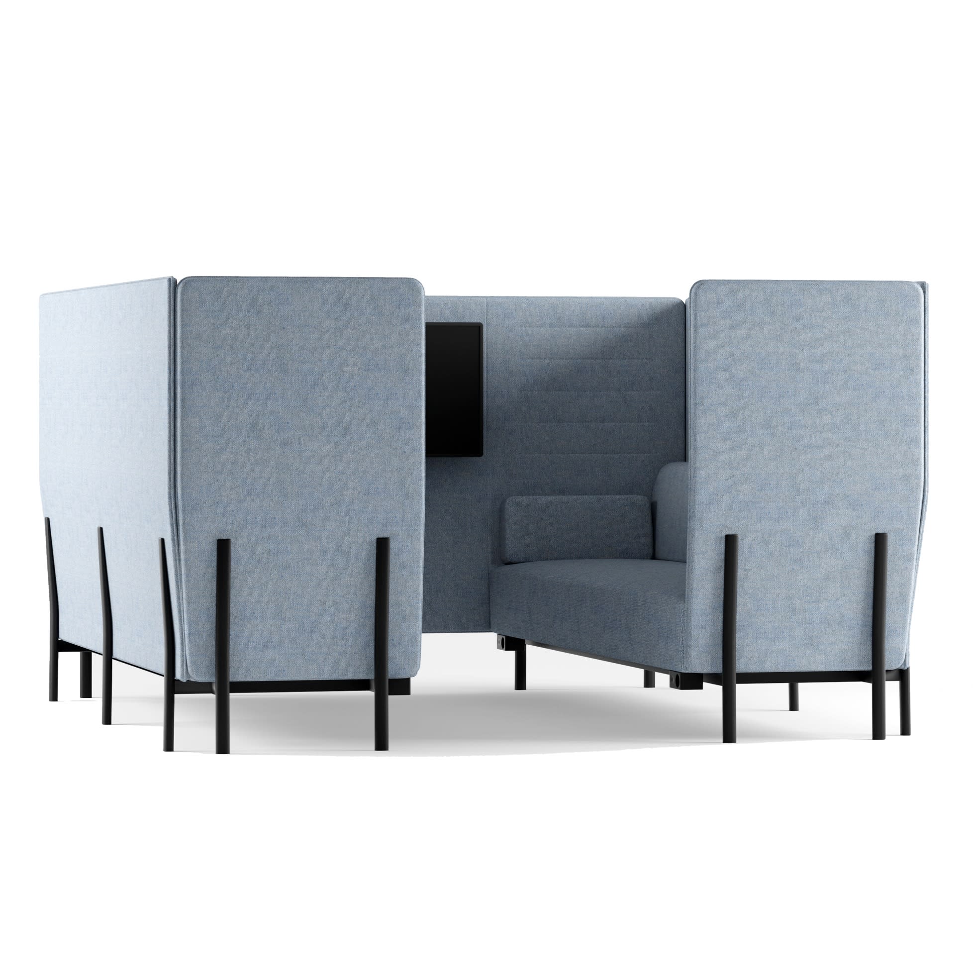 Besprechungslounge Eleven High Back Privacy 3 + Monitor von Alias