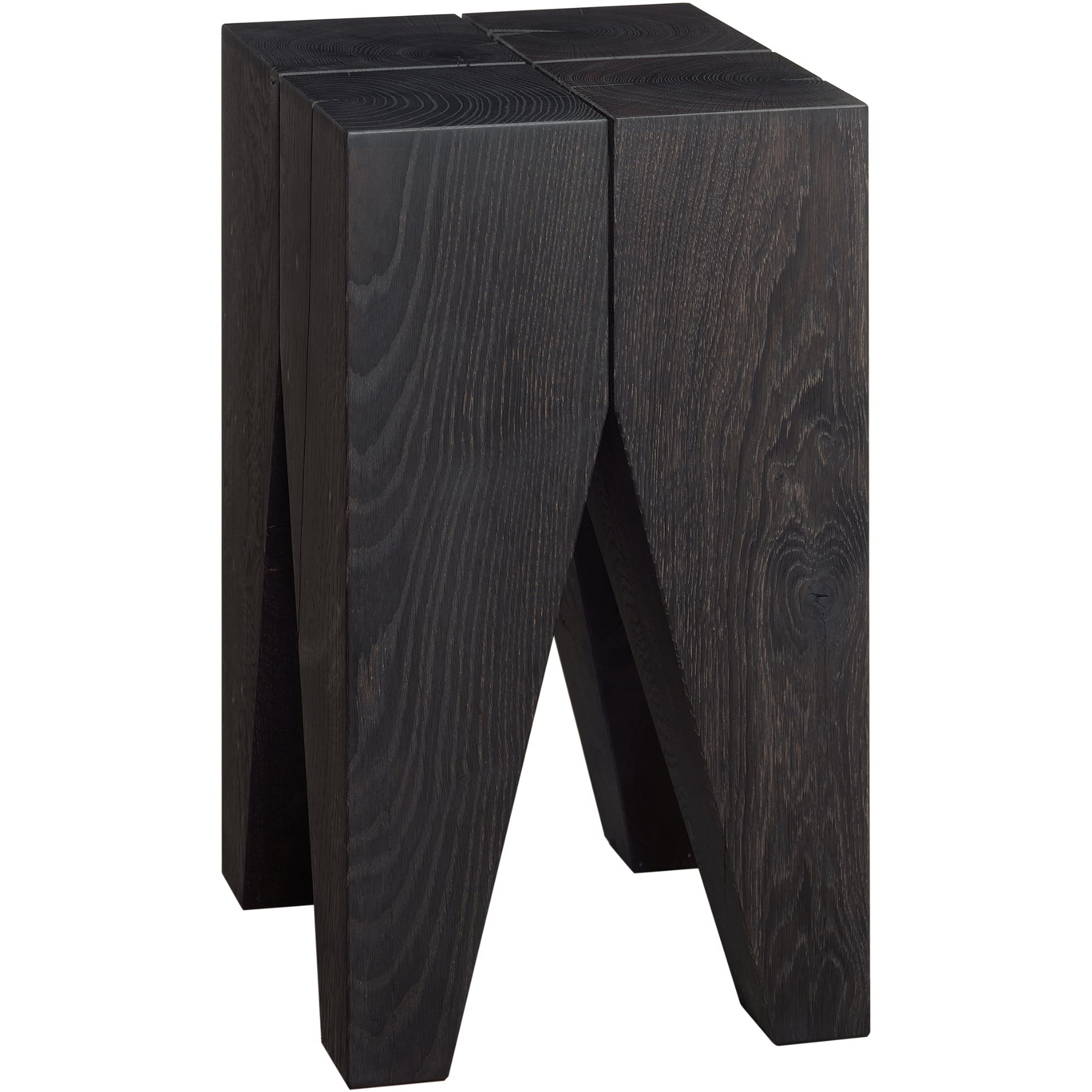 Beistelltisch Backenzahn von e15 in Eiche schwarz