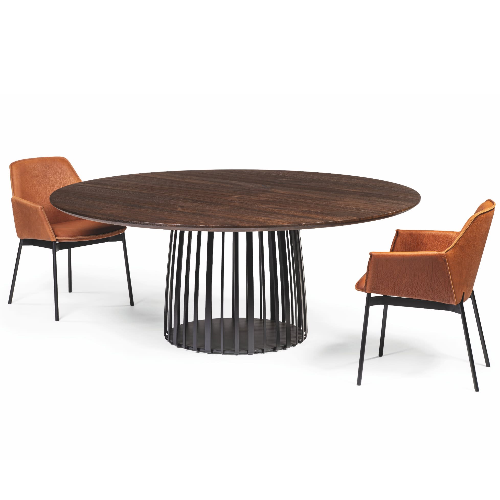 Table BC 07 Basket® rond (Bois exquis) de Janua