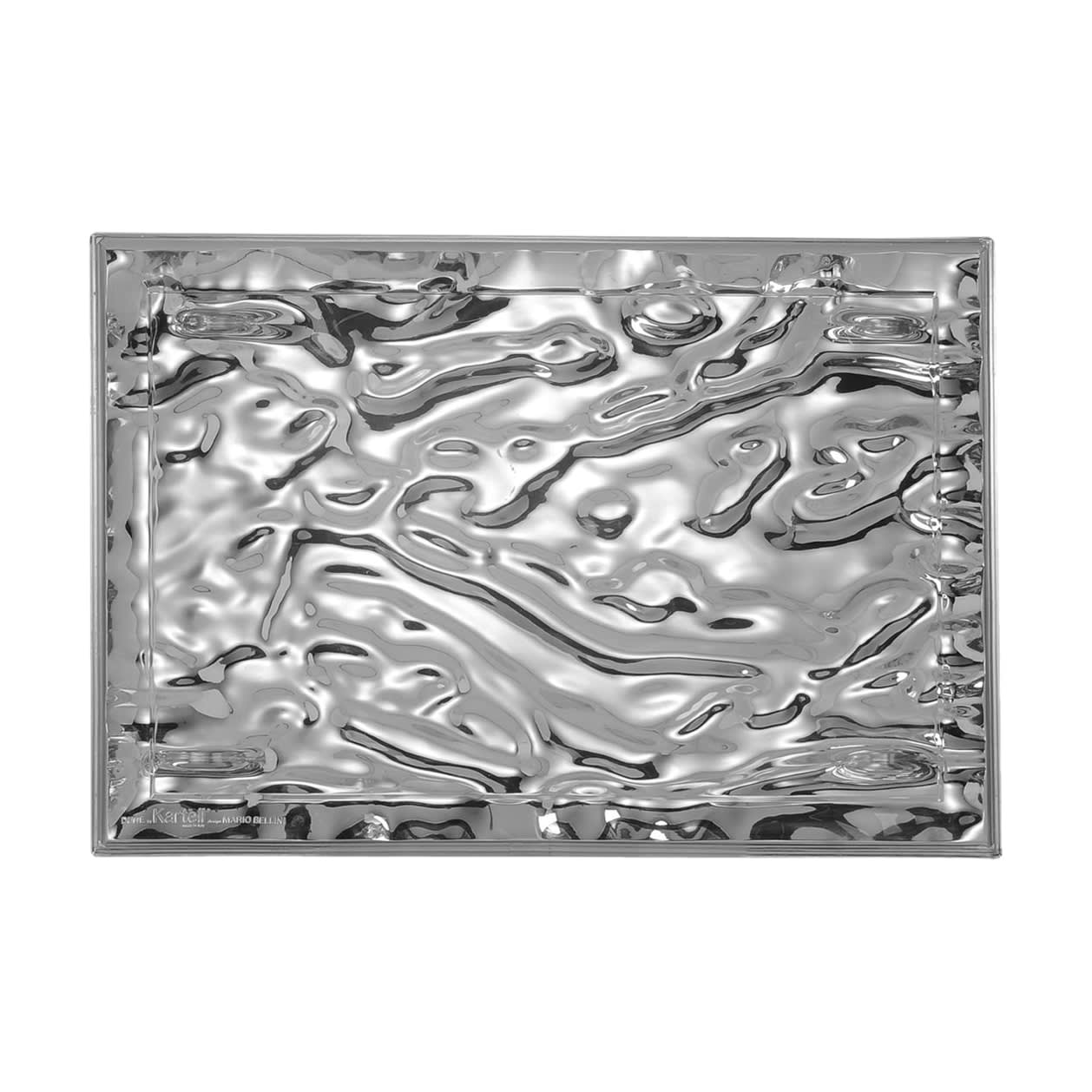 Dune Chrom - Tablett von Kartell