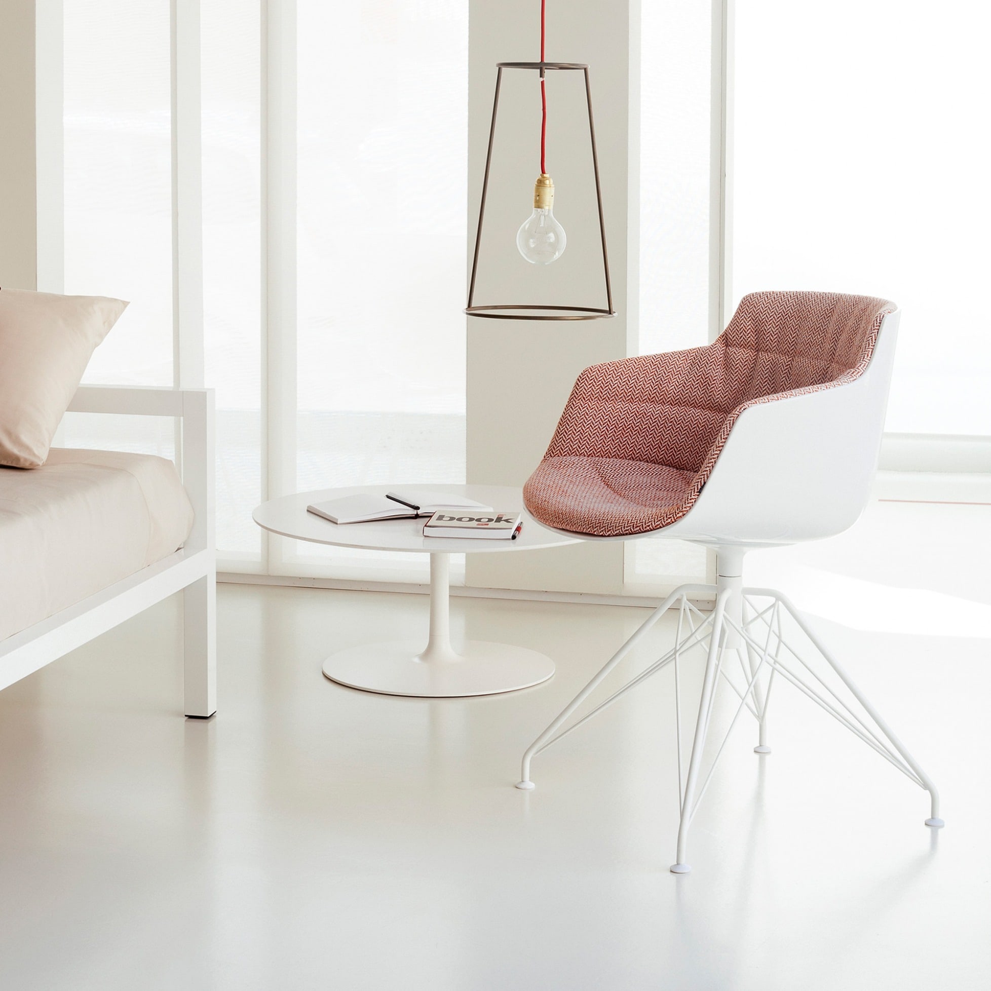 Polsterstuhl Flow Slim (LEM) von MDF Italia