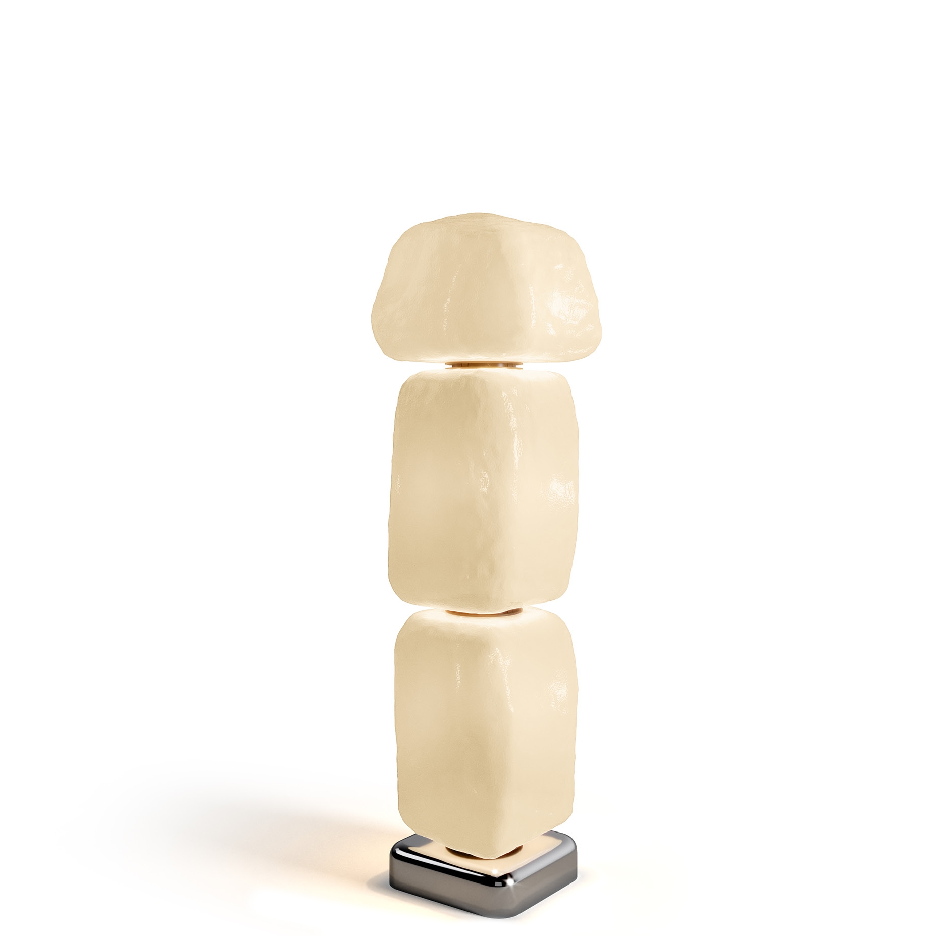 Floor Lamp Wax, Stone, Light III by Cassina