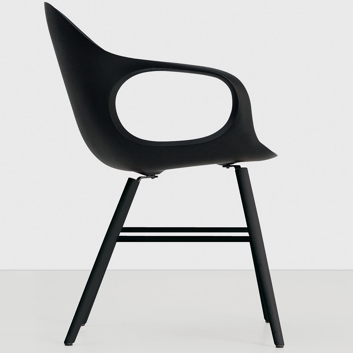 Chair Elephant with wooden base by Kristalia