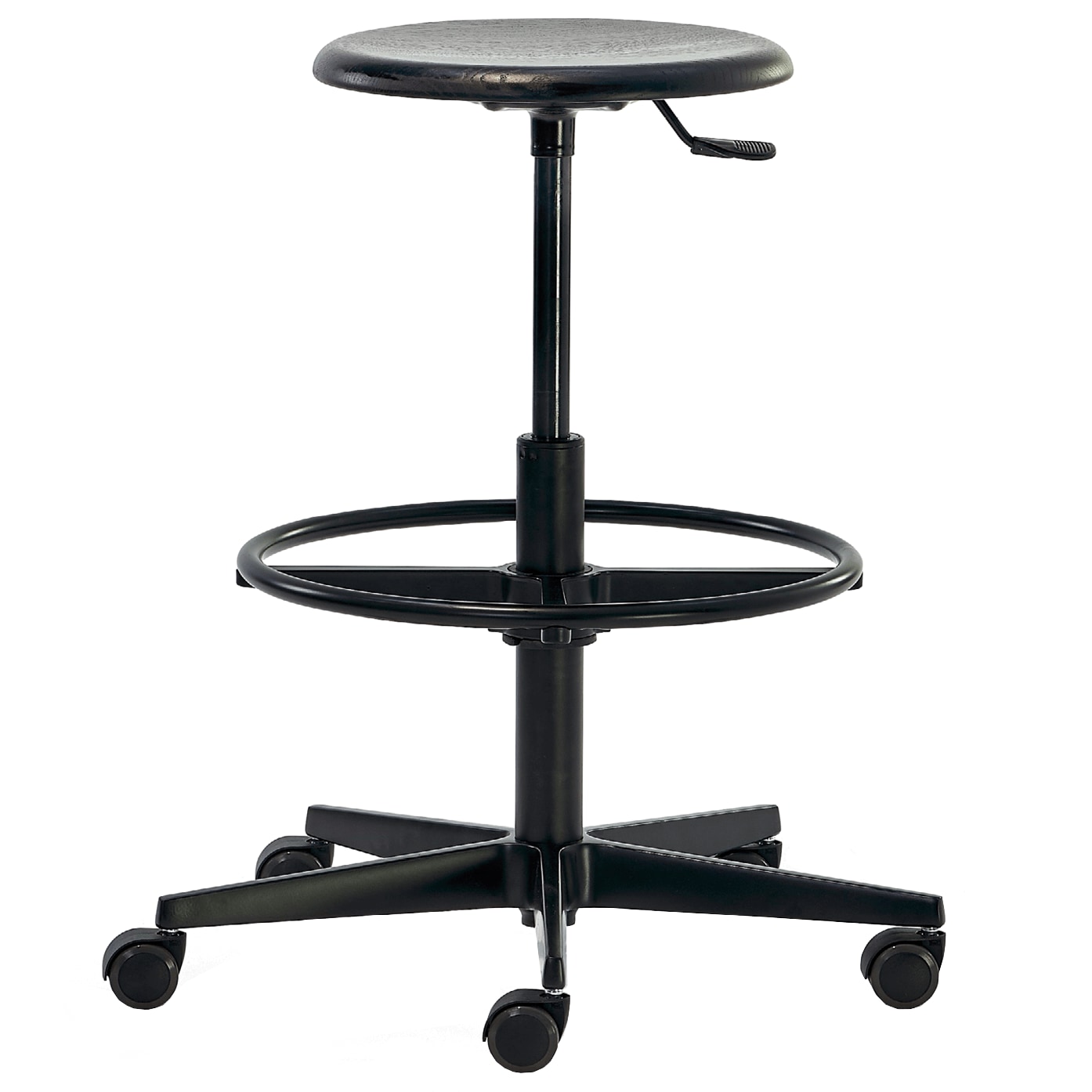 Tabouret pivotant Mr. Round High Chair (Bois) de Richard Lampert