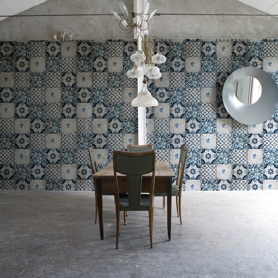 Indoor wallpaper Azul by Wall&Deco